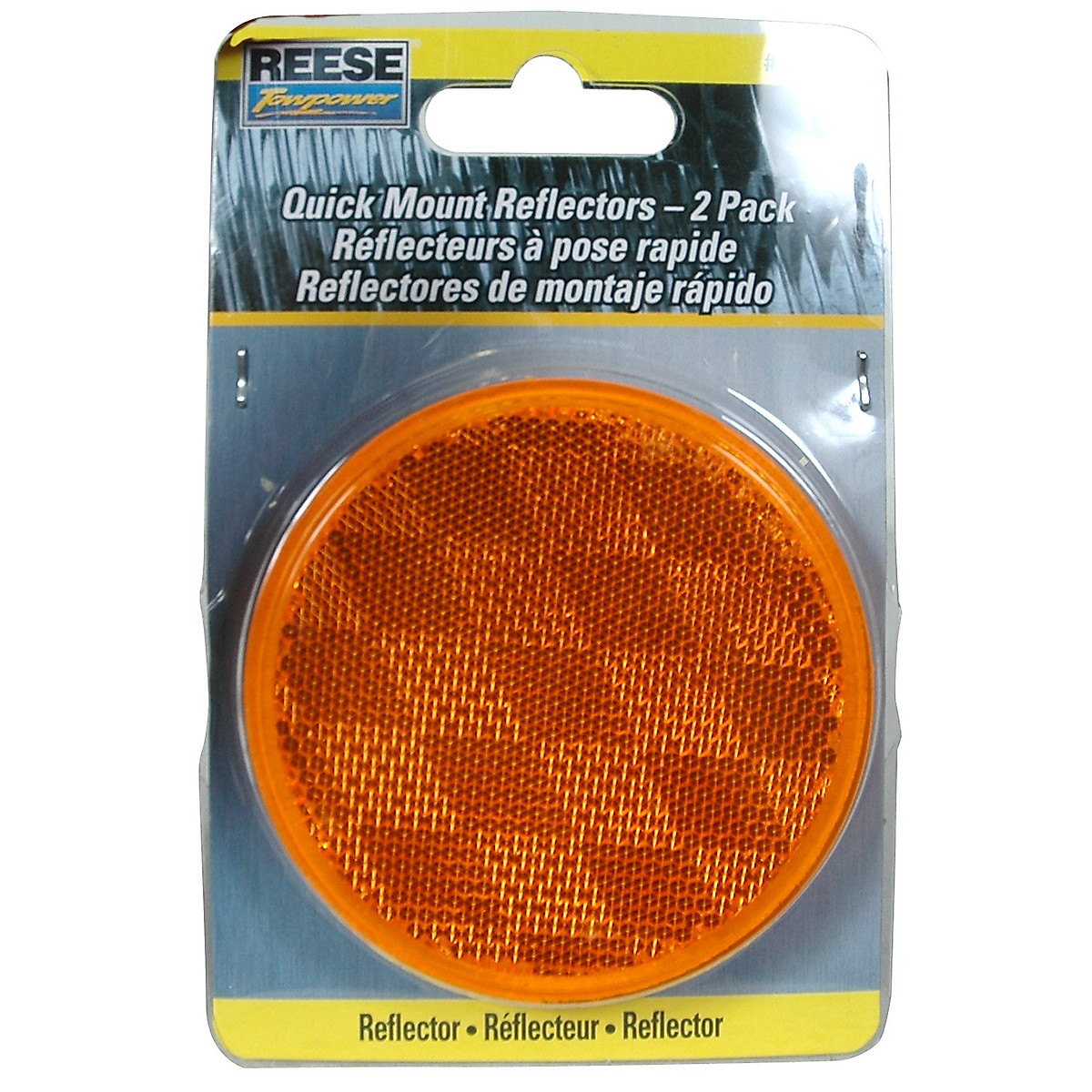 Reese Towpower 73817 Amber Reflector - 2 Pack