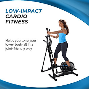 Stamina Elliptical Trainer 1704 - Elliptical Training Machine with Smart Workout App - Compact Standing Elliptical Machine for Home Workout - Up to 250 lbs Weight Capacity