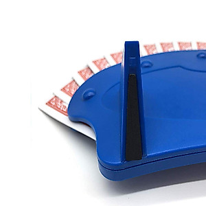 XGATML a mcyiqihai SanRocFun Playing Card Holders Plastic Hands Free Standing Plastic Playing Card Holder 4 Pack