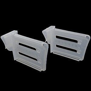 Fridge Space Allocator TAODAN 12PCS Refrigerator Side Door Seperator, Kitchen Refrigerator Snap- on Shelf Refrigerator Organizer Dividers, Classification Partition Boards, Refrigerator Divider