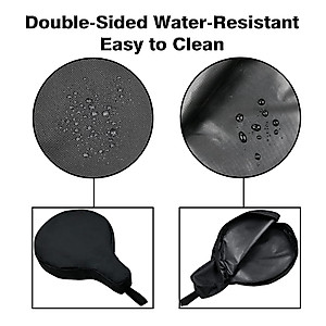 Cast Iron Camping Skillet Bag for 8/10/12In Skillets, DOKSMERIA Durable Skillet Pan Storage Bag Water Resistant Frying Pan Bag with Hanging Loop, Lightweight Skillet Bag for Camping Outdoors (Black)