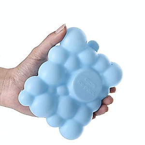 Komax Lunch Box Ice Packs | Set of 2 Reusable Bubble Ice Packs for Lunch Bags & Coolers | 5.1 x 4.3 Slim Freezer Packs | 12-hr Cool Long Lasting Ice Packs