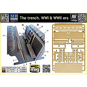 Master Box 35174 - The Trench. WWI & WWII era 1/35 Scale