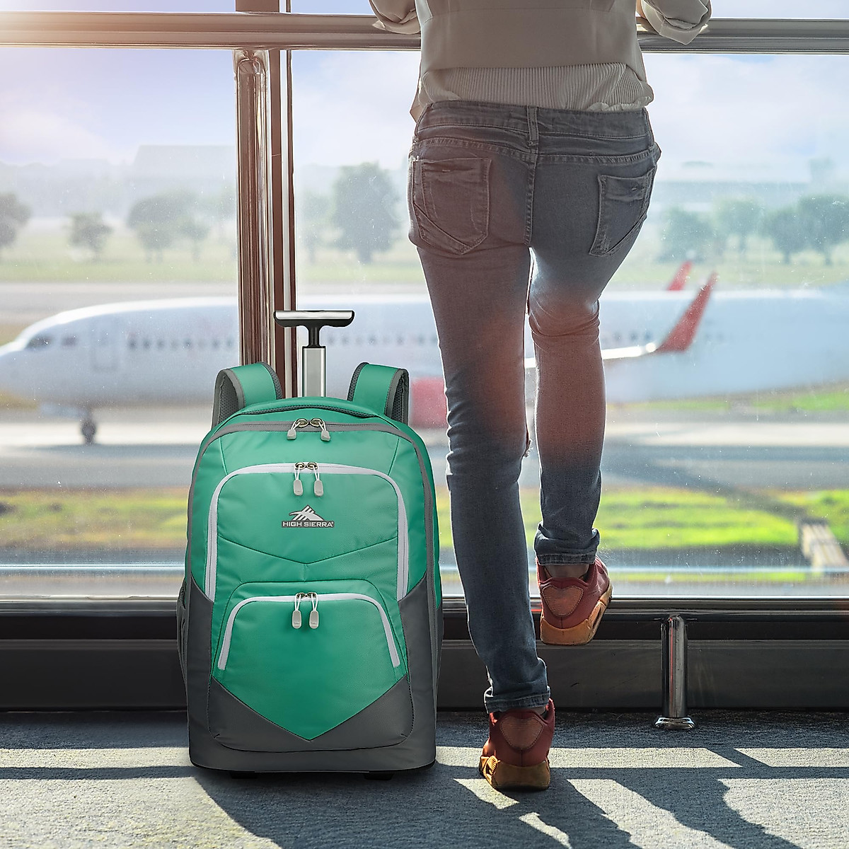 High Sierra Rolling, Aquamarine, 21.60 x 10 x 15.60 inches