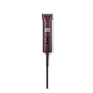 Andis 22685 Professional UltraEdge Super 2-Speed Detachable Blade Clipper – Rotary Motor with Shatter-Proof Housing, Runs Calm & Silent, 14-Inch Cord - For All Coats & Breeds - 120 Volts, Burgundy
