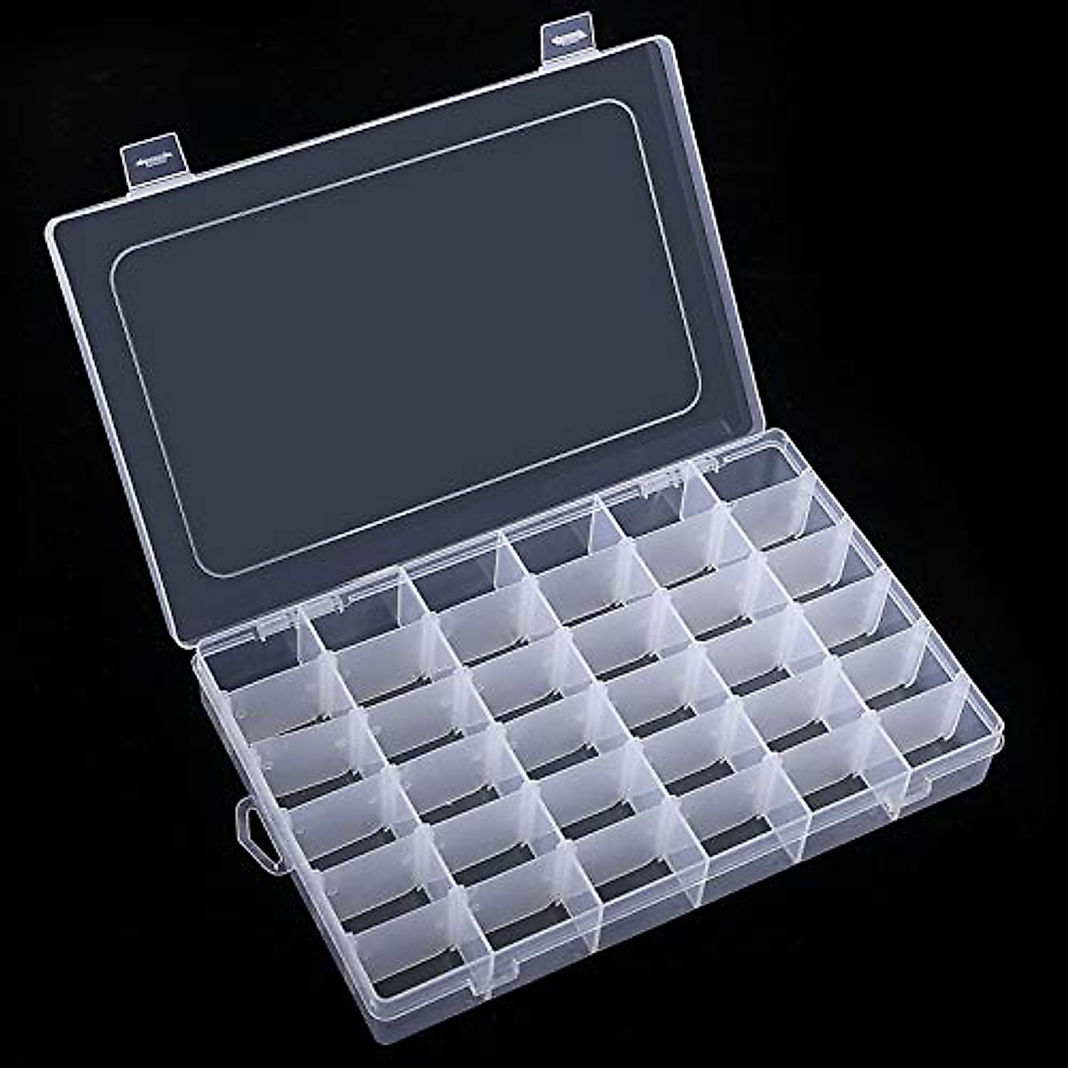 Benbilry 36 Grids Plastic Organizer Box w/Adjustable Dividers