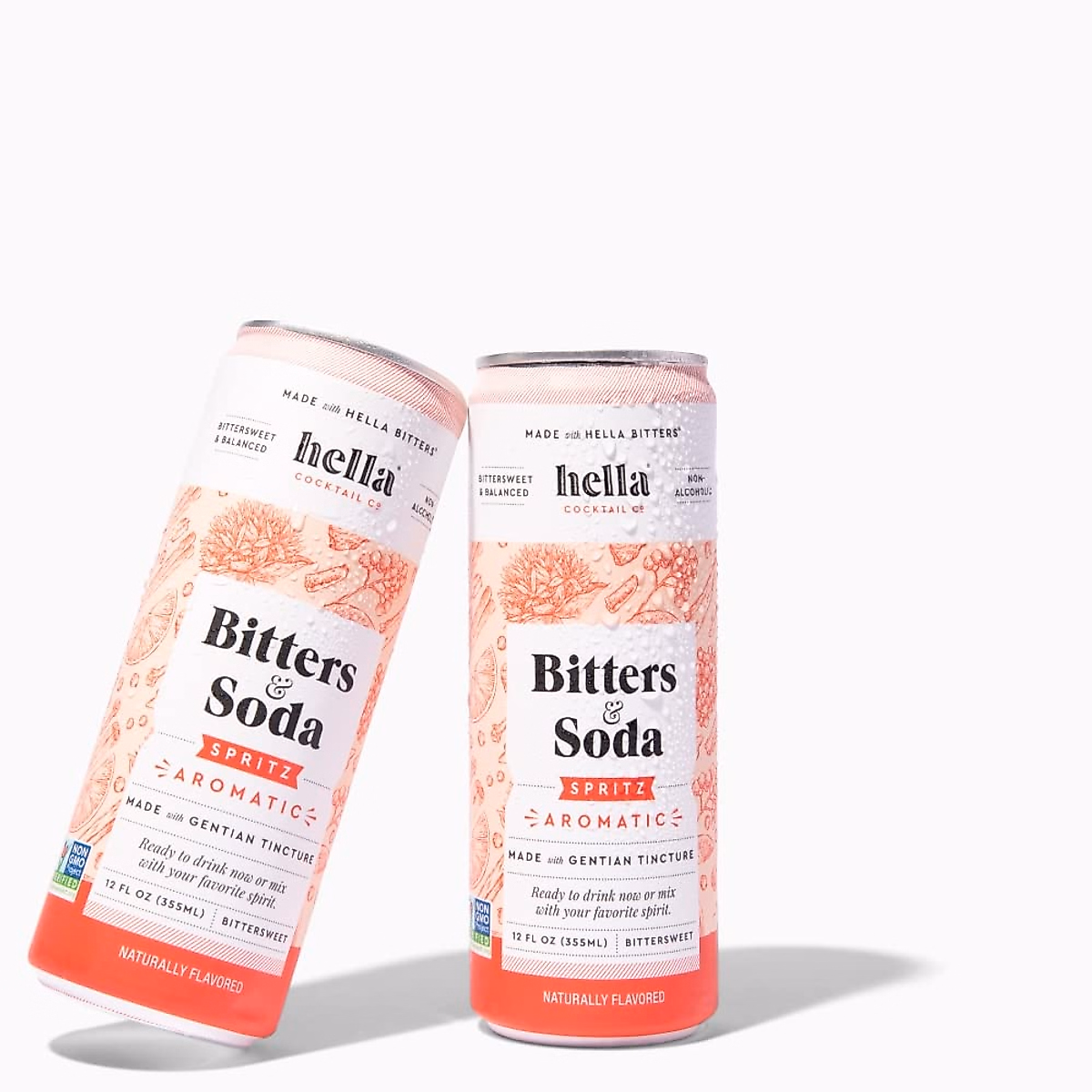 HELLA COCKTAIL CO. Spritz Bitters & Soda, 12 FZ