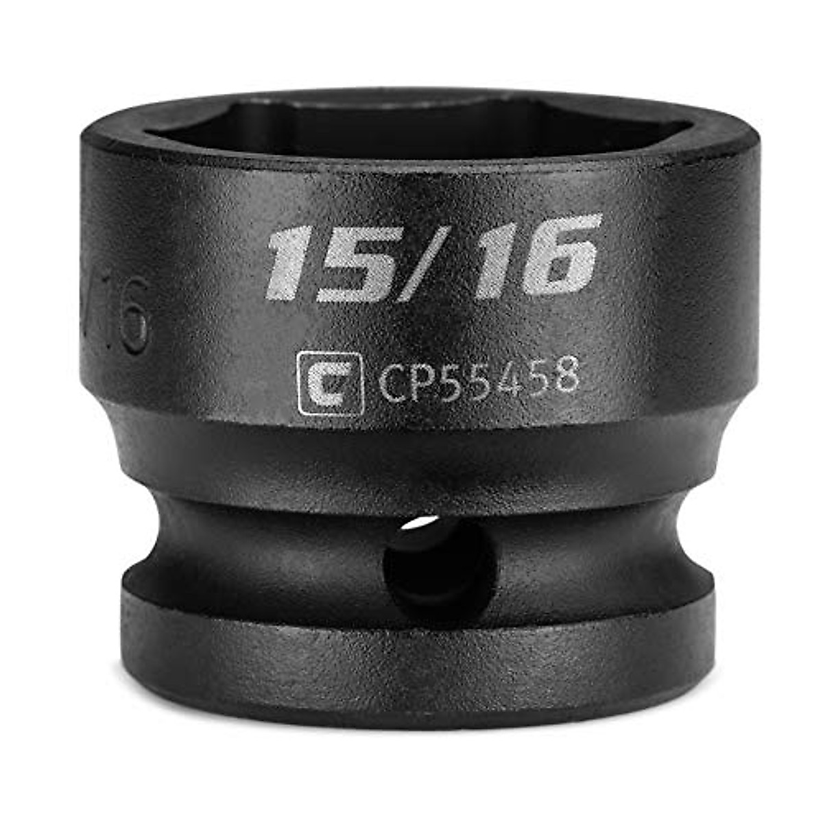 Capri Tools 15/16 in. Stubby Impact Socket, 1/2 in. Drive, 6-Point, SAE (CP55458)