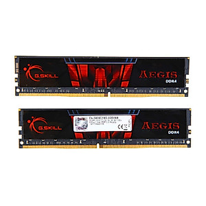 G.SKILL AEGIS Series (Intel XMP) DDR4 RAM 32GB (2x16GB) 3000MT/s CL16-18-18-38 1.35V Desktop Computer Memory UDIMM (F4-3000C16D-32GISB)