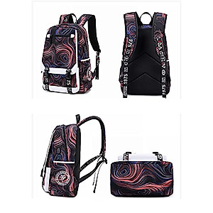 ZHANAO Laptop Backpacks for Student Boys Backpacks for Middle School Bookbag with USB Daypack Travel