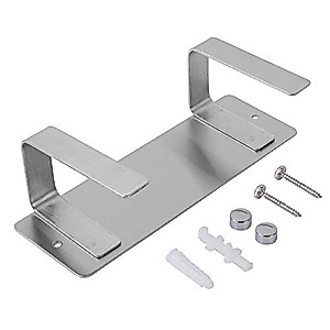 Pot Lid Rack Holder Stainless Steel Pot Lid Organizer Wall Mounted Design Pan Lid Organizer Cutting Board Holder for Place Pot Covers, Cutting Boards,Bakeware Dish Plate,Serving Trays(7.9*3.2in)