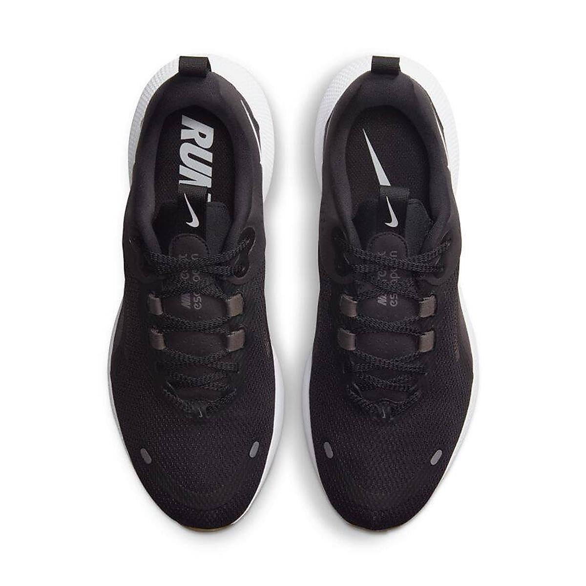 Nike Women's React Escape RN 2 Running Shoes, Black/White-Dk Smokey Grey-Sail, 8 US