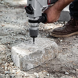 XtremepowerUS 1180W SDS-Plus Electric Rotary Hammer 1-1/4" Combination Rotary Hammer Drilling Chisels & Drill Bits Set with Case