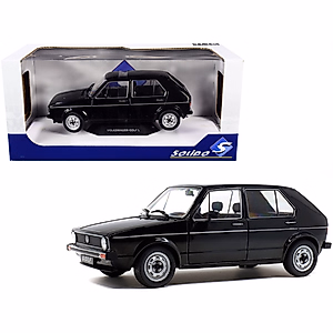 Solido Cars 1983 Volkswagen Golf L Black 1/18 Diecast Model Car by Solido S1800209