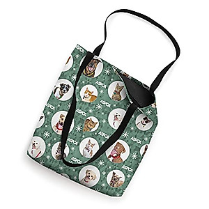 ASPCA Green Snowflake Tote Bag