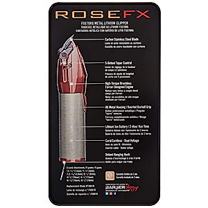 BaBylissPRO FX870RG ROSEFX Cord/Cordless Lithium Hair Clipper