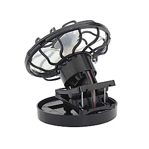 Kloware 2X Clip-on Cap Mini Solar Powered Fan for Camping Fishing Portable Handsfree