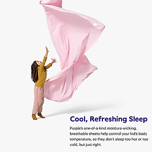 Purple Kid Bed Sheets, Mattress, Pink, Stretchy, Durable, Twin Size