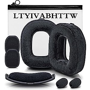 A50 Mod Kit Gen 4 - Ear Cushion Compatible with Astro Gaming A50 Wireless Headset Velvet - Headband/Microphone Foam/Ear Pads I Not Work with GEN 3