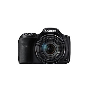 Canon PowerShot SX540 Digital Camera w/ 50x Optical Zoom - Wi-Fi & NFC Enabled (Black) (Renewed)
