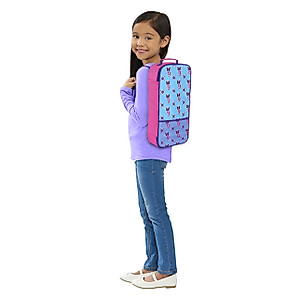 Journey Girls Doll Carrier with Straps for 18 Inch Dolls, Blue and Pink, Side Zipper, Kids Toys for Ages 6 Up by Just Play