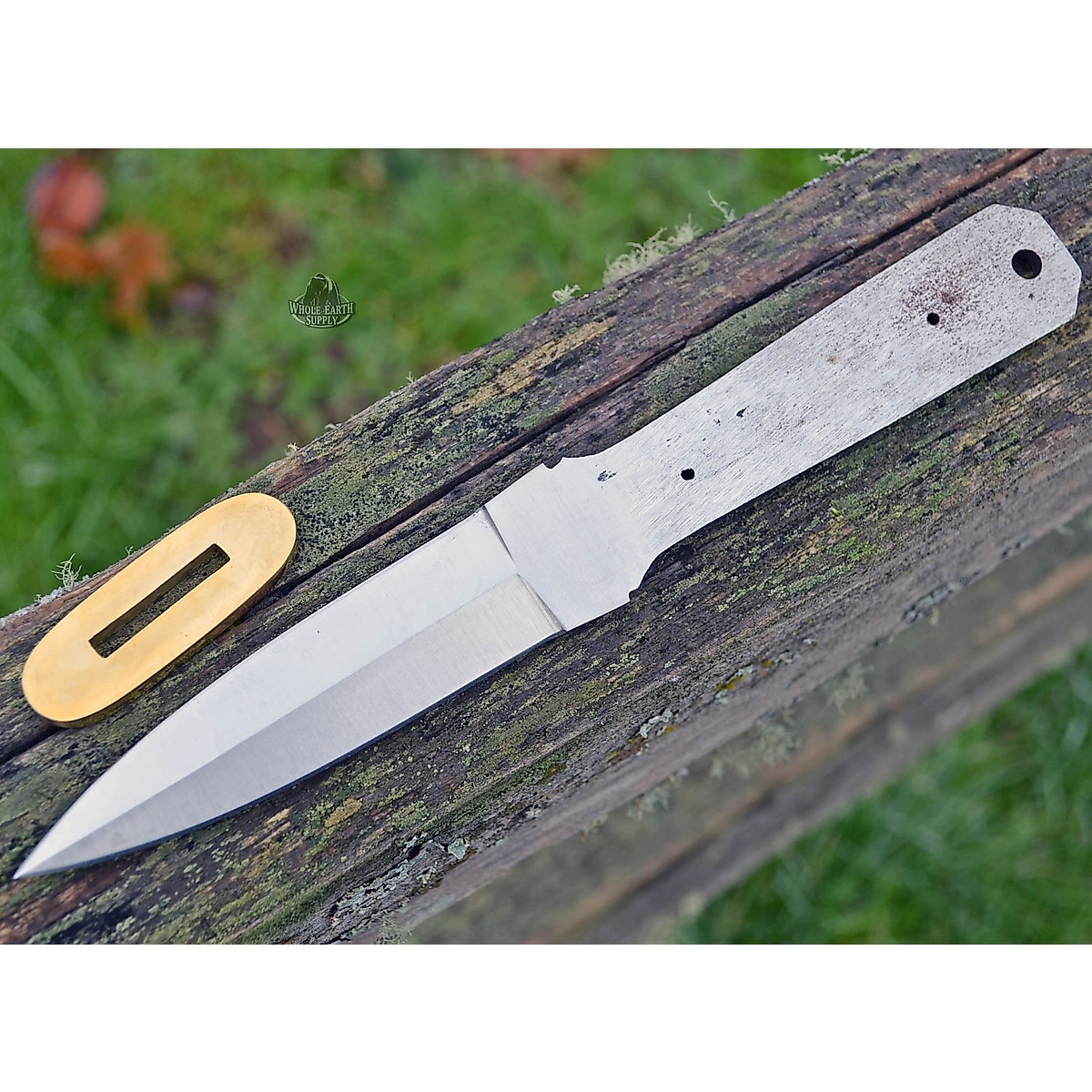 Whole Earth Supply (Set of 2) Large Boot Knife Knives Blades Blanks Hunting Blade Hunter Dagger Throwing New BL7706