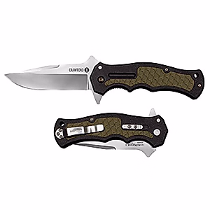 Cold Steel Crawford Model 1 Folding Knife with Pocket Clip, 3 1/2" Blade, Zy-Ex Handle