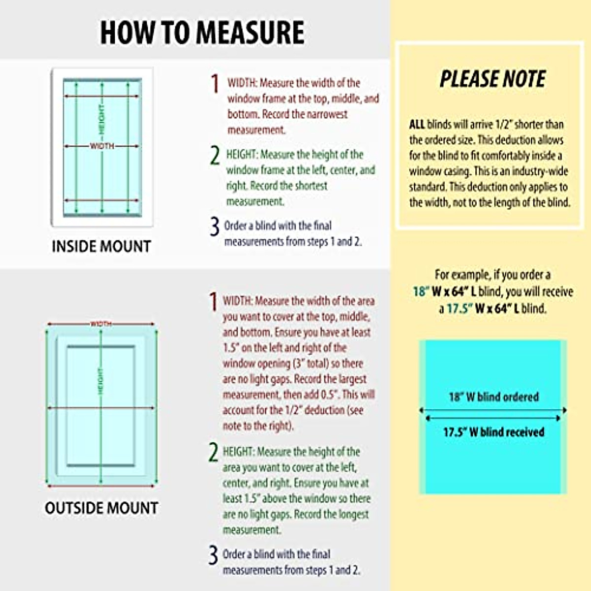 Lumino 2-inch Contemporary Faux Wood Cordless Room Darkening Blind for Windows - Starting at $19.97 - (Over 900 Custom Sizes) Window Blinds Cordless, White - 18" W x 36" H