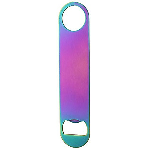YFS 7" Heavy Duty Stainless Steel Flat Bottle Opener, Simple and Effective Beer Openers