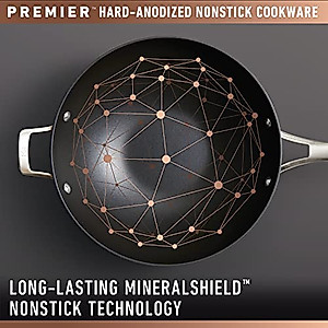 Calphalon Premier Hard-Anodized Nonstick Frying Pan Set, 10-Inch and 12-Inch Frying Pans