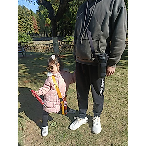 norspor Water Bottle Holder with Strap，Water Bottle Sling，Water Bottle Carrier Strap with Adjustable Shoulder Belt 12 oz to 64 oz for Camping,Hiking,Walking-1 Pack(Black)-Bottle Excluded