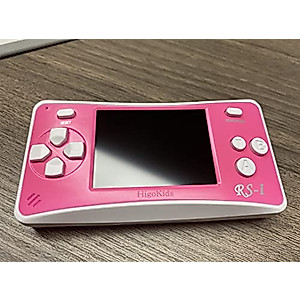 Portable Handheld Games for Kids 2.5" LCD Screen Game TV Output Arcade Gaming Player System Built in 152 Classic Retro Video Games Birthday for Your Boys Girls- (Pink)