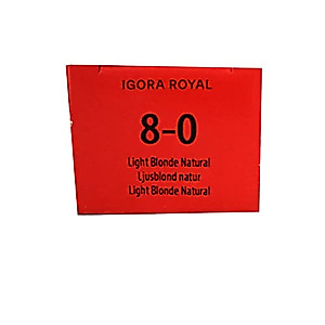 Schwarzkopf IGORA ROYAL Permanent Color Creme (8-0 Light Blonde)