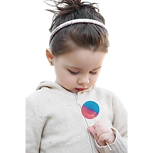Cotton Candy Lollipop suckers Individually Wrapped (30 Pack)