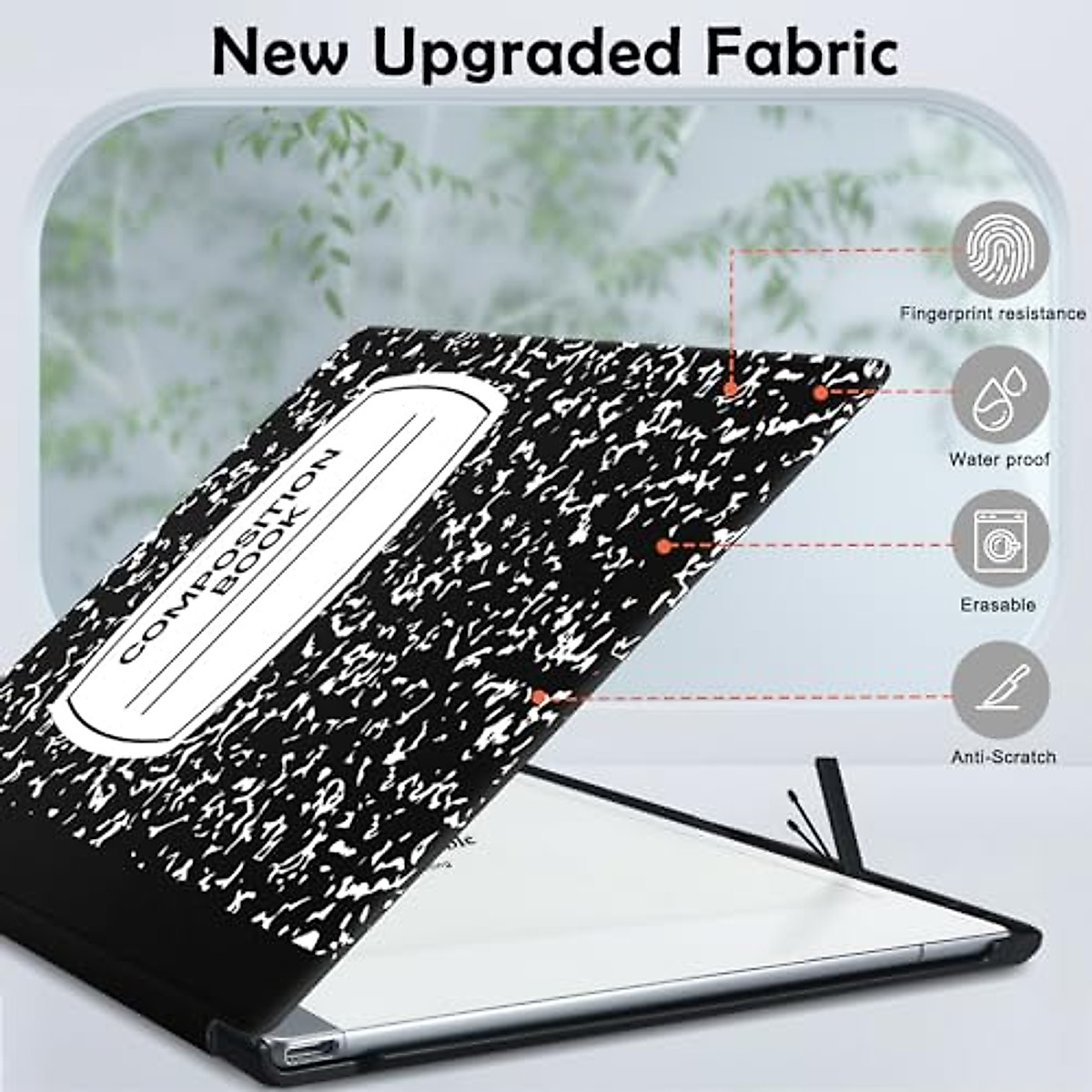 Aippdo Case for Remarkable Paper Pro Tablet 11.8" (Released in 2024), Hard Back Shell Protective Book Folio Cover with Built-in Pen Holder, with Auto Sleep/Wake Function.