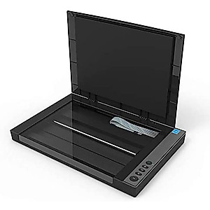 VIISAN 3120 A3 Large Format Flatbed Scanner, 1200 DPI, Scan 12" x 17" in 8 sec, Frameless, Auto-Scan, Document & Photo & Book Scanner, Design for Library, School and Soho. Supports Windows 11 & Mac