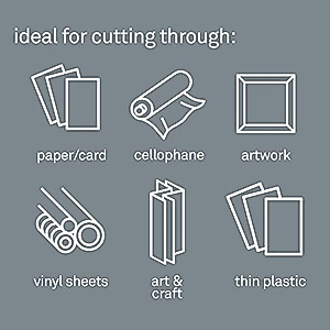 Slice 10416 New Precision Cutter 10416, Craft Cutter, Micro-Ceramic Blade Lasts up to 11x Longer Than Metal, Hobby Knife With Precision Blade, Replaceable Blade