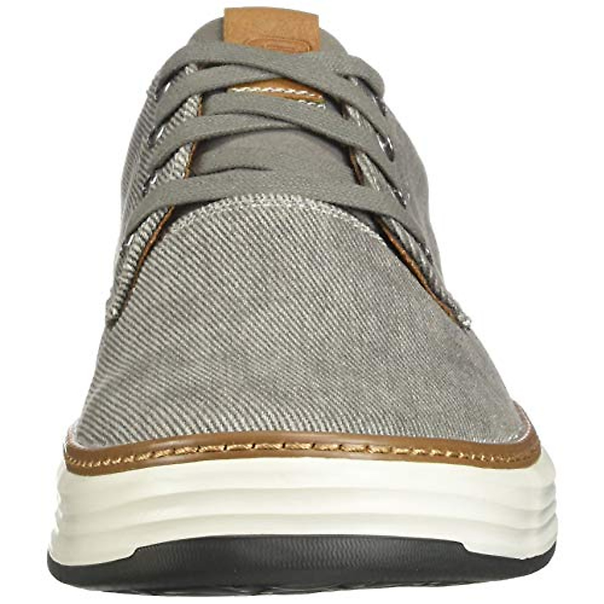 Skechers mens Skechers Men s Moreno Canvas Oxford Shoe, Beige (Tpe 578), 10.5 US