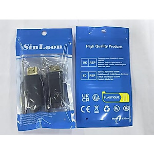 SinLoon 2 Pack HDMI Solderless Adapter Gold Plated HDMI Extension Cable Connector Signals Terminal Breakout Board Free Welding Connector with Plastic Cover Screwdriver