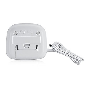 Digital Fridge Freezer Thermometer with Magnet and Stander Easy Readout Refrigerator Thermometer with LED Indicator Hi Lo Temperature Alarm Freezer Room Thermometer with Larger LCD Display (1)