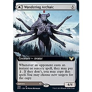 Magic: the Gathering - Wandering Archaic // Explore The Vastlands (286) - Extended Art - Strixhaven: School of Mages