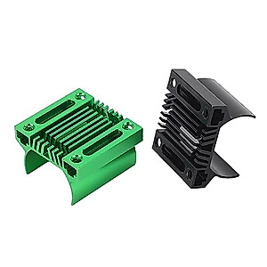 2pcs RC Motor Heatsink Aluminum Alloy RC Electric Motor Heat Sink with Efficient Cooling Improved Performance for RC Car Truck