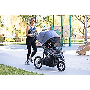 Joovy Zoom Lightweight Jogging Stroller, Jet