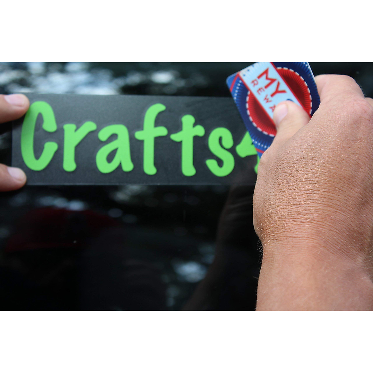 Personalized Name Vinyl Decal Sticker in Honey Script Font Choose your Color