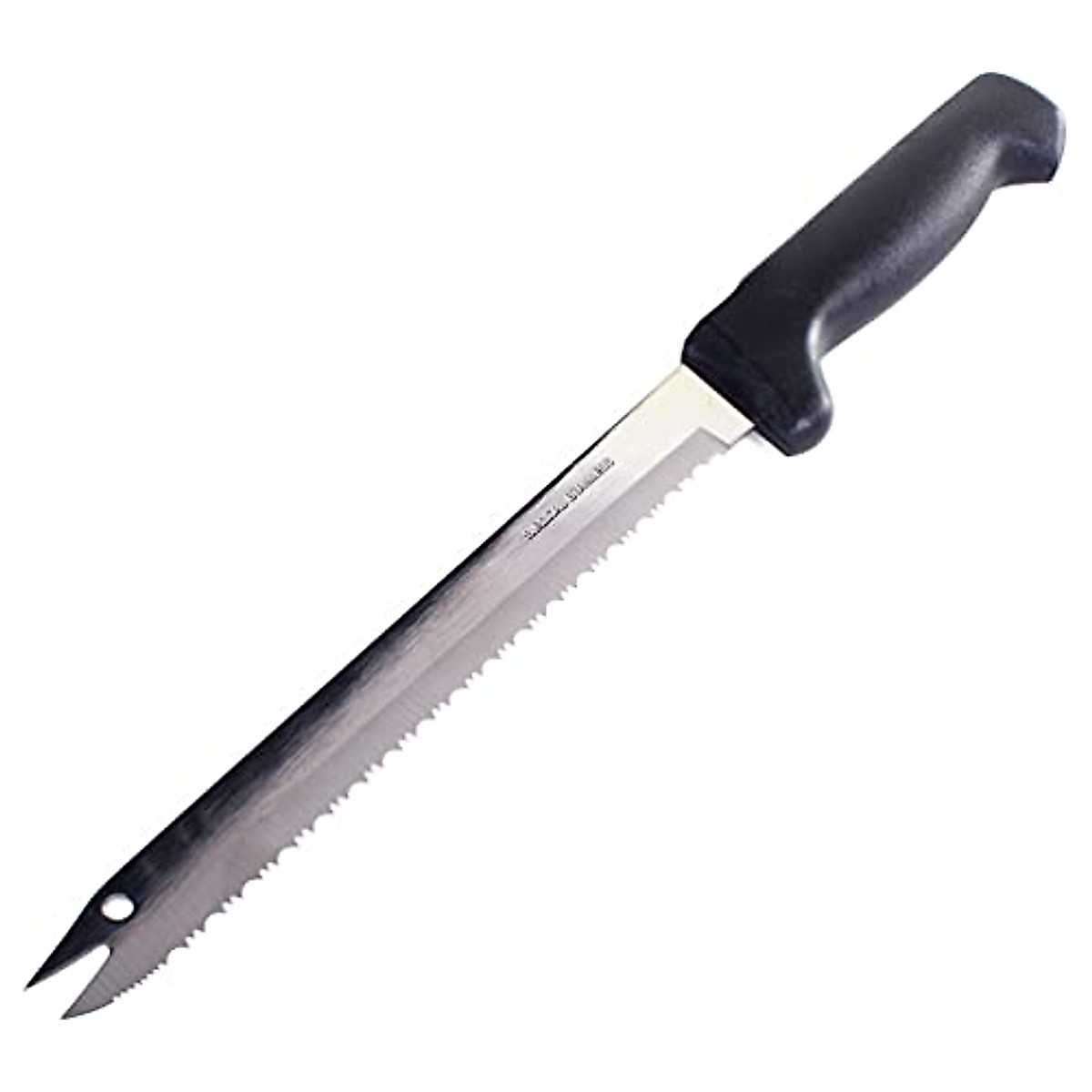 Kitchen + Home Carving Bread Knife – 8” Ultra Sharp Surgical Stainless Steel Serrated All Purpose Kitchen Knife – Never Needs Sharpening - As Seen on TV and Live Demonstration