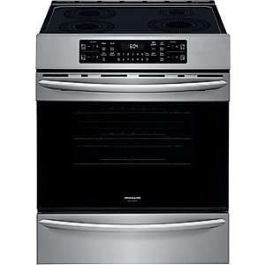 Frigidaire FGIH3047VF 30" Gallery Series Induction Range with Air Fry 4 Elements 5.4 cu. ft. Oven Capacity Self Clean with Steam Clean Option Star K ADA Compliant in Stainless Steel