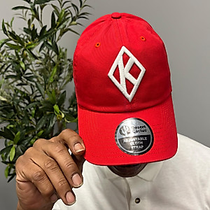 Desert Cactus Kappa Alpha Psi Baseball Hat Yo Nupe Brimmed Embroirderd Cap Adjustable Cloth Strap Adult (Style 3) Red