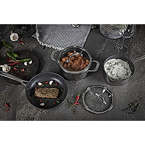 Kuhn Rikon Peak Oven-Safe Non-Stick Induction Frying Pan, 12 inch/30 cm, Silver