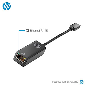 HP Inc. USB-C to RJ45 AdapterNew Retail, V7W66AA#AC3New Retail)