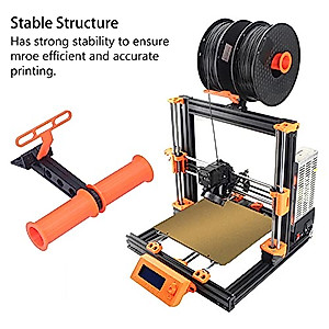 Filaments Spool Holder, 3D Printer Filament Bracket Durable High Hardness Double Rack Accurate for PRUSA I3 MK3S Bear